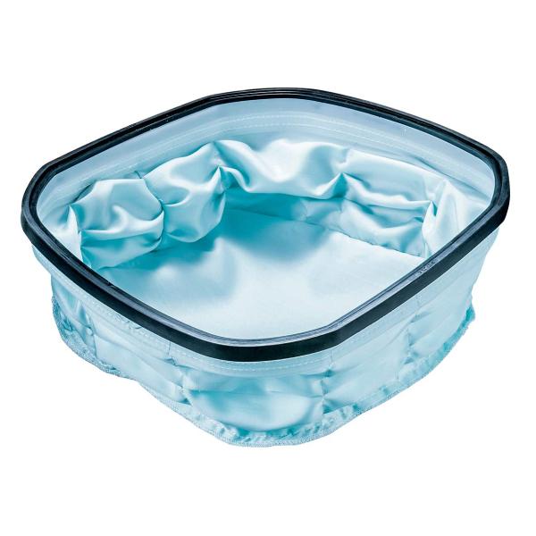 マキタ集じん機向けの粉じん用プレフィルタ A-65084 です。粉じん専用パウダフィルタ A-65062 とダンパ A-65078 と組み合わせて使用し、カンナ屑や木くず、一般的なゴミなどをまとめて受け止める役割を持つフィルタです。VC08...