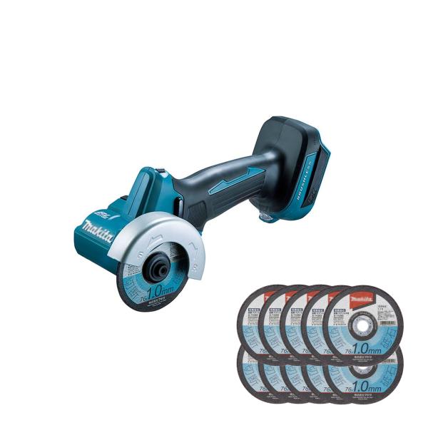 バッテリ・充電器・ケース別売軽量コンパクトカッタ小型ボディで様々な部材を軽快切断標準付属品76mm切断砥石（1枚）+76mm切断砥石（10枚）六角棒スパナ4小型グラインダー