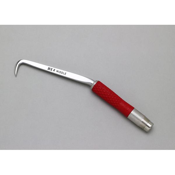 細めで握りやすく、滑りにくいDグリップ仕様 回転部はベアリング内蔵で滑らかな回転を実現  全長：275mm ゴム部最大径：22.5mm