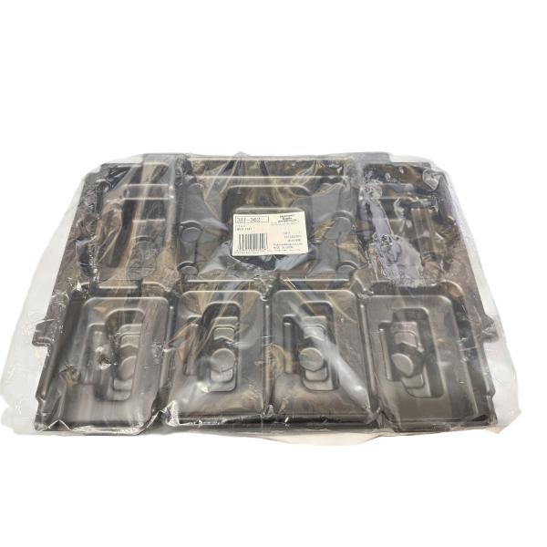 HiKOKI 2ポート急速充電器UC18YDMLをシステムケース2へすっきり収納する純正インナトレイ（品番381362）。充電器をジャストに固定し、運搬時のガタつきや傷付きを低減します。スターターキットに採用される構成の補修・交換や後付けに...