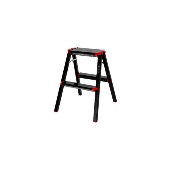 軽量でスタンダードタイプの踏台軽量なので女性や高齢者の方にも簡単に持ち運びできる踏台です。最大使用質量：100kg天板高さ：0.6m設置寸法：幅436×奥行479mm収納寸法：幅436×奥行154×609mm質量：1.7kg