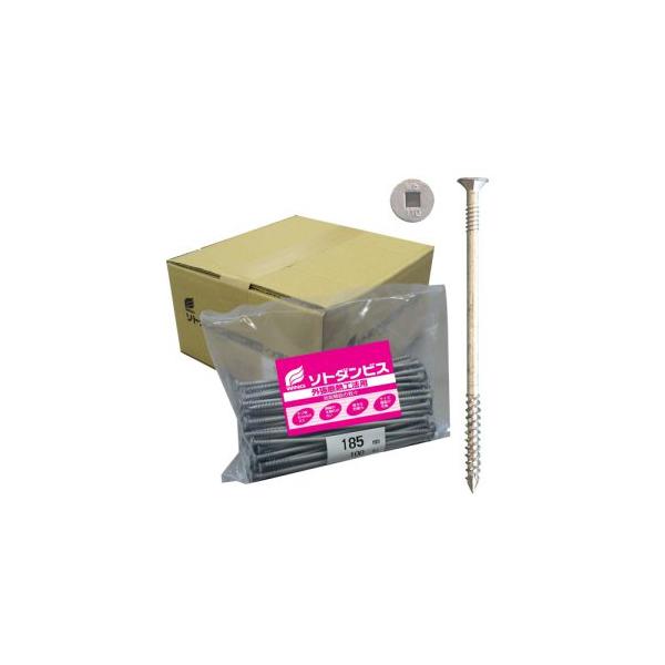 ※代表商品のイメージと画像になります。 商品仕様をご確認ください。  ◆ 太くて丈夫な「ネジ径6ミリ」のビス ◆ トルクを正確に伝える四角穴3番リセスを採用。 ◆ 独創の「錐先先端形状」で胴縁の木割れがなく、堅い節でも楽々打ち込み可能。 ◆...