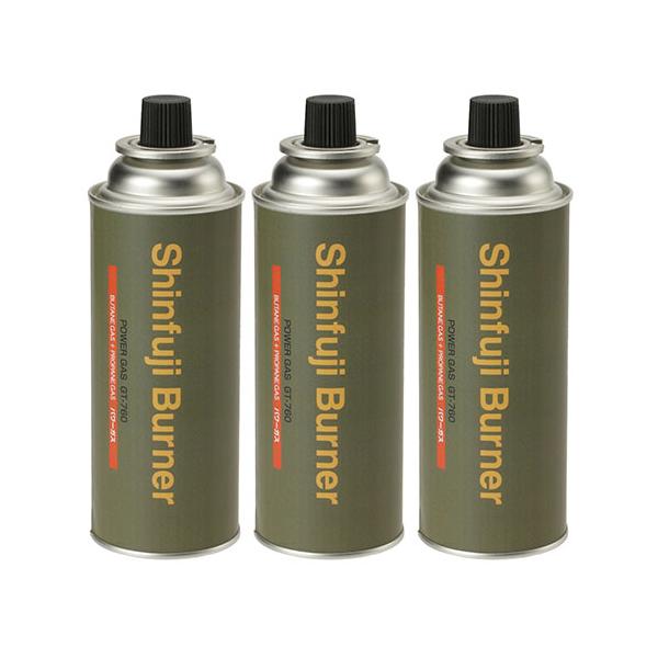 用途  カセットガス式バーナーの燃料。機能・特徴  プロパン混入によりパワーアップしたガスです。仕様  ●外形サイズ：直径68mm×高さ198mm(1本)。●内容量：240g(1本)。●重量：340g(1本)。