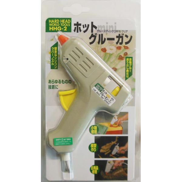 【特長】 ●安全なシリコンラバーノズル ●自動グルー送り出し機能付 【用途】 ●靴・カバンの修理、木工・ホビー、コンクリートの穴埋めなど ●靴・カバンの修理、木工・ホビー、コンクリートの穴埋めなど 【仕様】 ●グルースティック3本付(クリア...