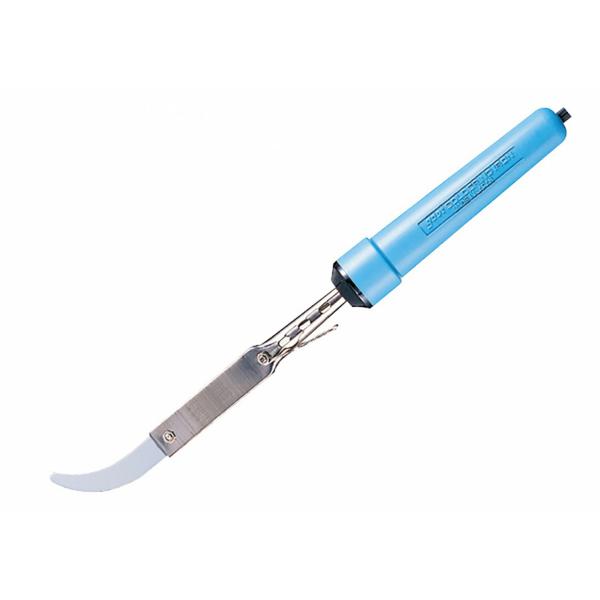 材質 ●こて先母材：真鍮特徴 ●ヘラ型のこて先で大判サイズのシール加工に 用途 ●ナイロン、ビニール、ポリエチレンの接着加工に使用できます 仕様 ●定格電圧：100V AC50/60Hz●消費電力：40Ｗ●こて先温度：280℃ ●ヒーター：...