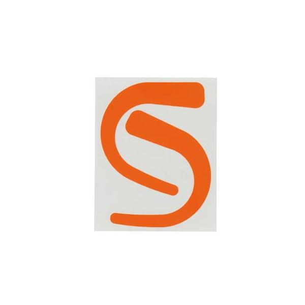 安全帯カスタマイズ 蛍光色でフックを目立たせる フックの位置がよく見える カラ?：オレンジ シール