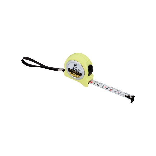 ●本体：ABS●テープ：SK4 ●1mm単位の目盛が見やすい段差型目盛です。 ●偶数飛びで数値を把握できる2mm点目盛です。 ●読み取り数値を間違えにくい連続追数字です。 ●丈夫で曲がりにくい焼入爪です。 ●ベルトクリップ・ストラップ付です...