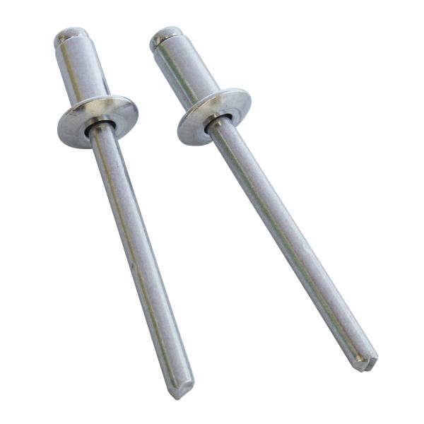 ●スリーブ：アルミニウム合金●シャフト：アルミニウム合金 ●耐食性に優れたオールアルミ製で、軽量です。 ●母材と部材の締結に ●締付可能厚(mm)：3.2-6.4 ●下穴寸法(mm)：4.9-5.0 ●サイズ(mm)：A4.8、B10.3、...