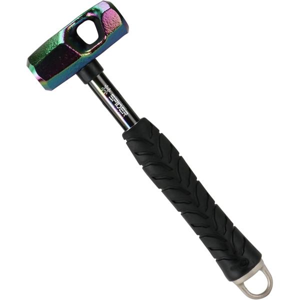 本製品は、強靭なクロモリシャフトを採用し、0.6kgの軽量設計で高所作業に最適な足場用ハンマーです。?カラビナ対応の吊下げ型で、腰回りへの装着が容易です。?レインボーカラーのデザインが視認性を高め、現場での作業効率を向上させます。?主な特徴...