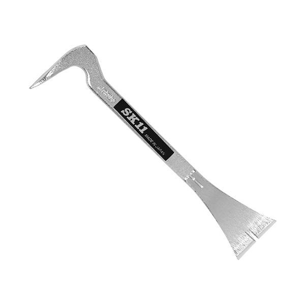 JANコード  4977292152907ブランド名  ＳＫ１１商品名  内装バール逆ゾリ　Ｖ型規格  CN-15 190MM商品サイズ  幅49 ×高さ190 ×奥行き24mm重量150ｇ用途  仮枠、内装作業に最適。機能・特徴  頭部角...