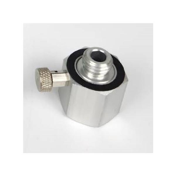 レーザーの三脚など5/8インチのネジ山に取り付けして　ワンタッチで着脱できるアダプターです。