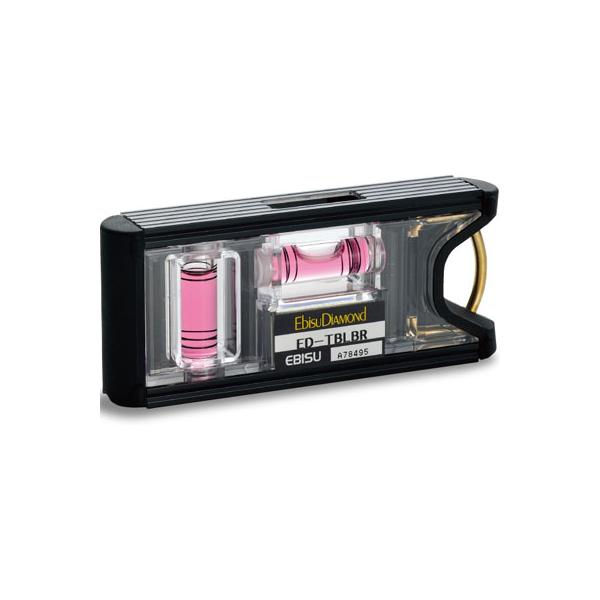 足場組立て用ミニレベル平行・垂直測定用4本線アクリル気泡管(蓄光付)感度：0.50mm/m=0.0286°精度：±1.00mm/m=±0.0573°以内 V溝付測定基準面はV溝付でパイプ等の測定が可能 シャックル付落下防止コードの取付けがで...