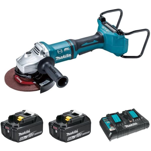 【セット内容】本体（GA700D）バッテリBL1860B（2個）充電器DC18RD（2口充電器）ケース付インナフランジ42CB（180mmダイヤホイール用集塵カバー装着用）ロックナットレンチ35サイドグリップ