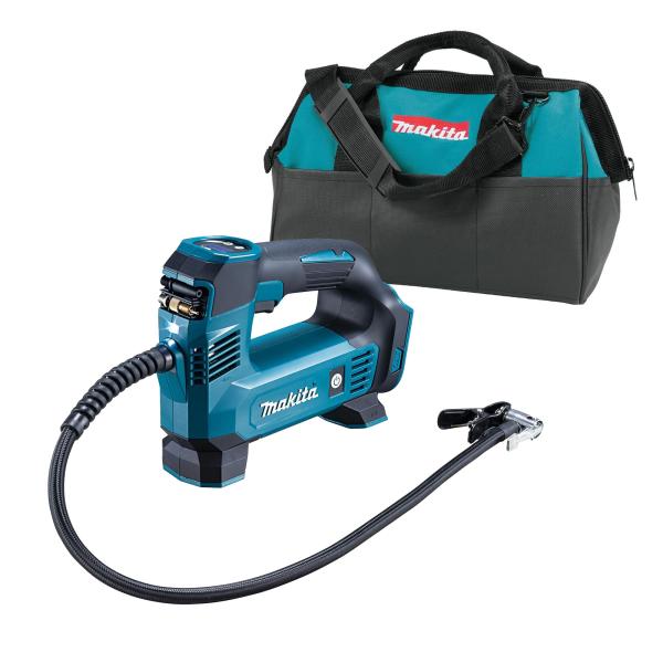 ※バッテリー/充電器別売マキタのMP180Dは、長時間使用が可能な18V仕様の充電式空気入れです。ラクラクと空気を入れることができ、吐出量は12L/min（200kPa時）で、各種設備の点検や確認作業に便利です。接続には市販品をご利用いただ...