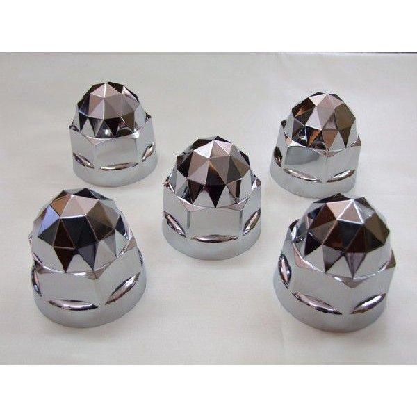 適合：ナットサイズ33ミリ用(32.8ミリ)製品サイズ：高さ約54ミリ材質：ABS樹脂クロームメッキ製