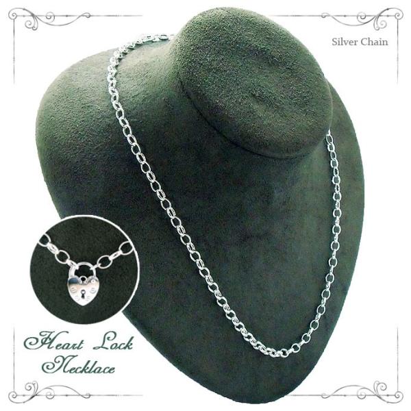 ■素材：シルバー925■サイズ：約50cm■メーカー：CURTEIS（イギリス）英国からやってきた、ハート型のパドロックが目を惹くシルバー製ネックレスです。可愛いけれど甘すぎないシンプルなデザインは年齢や性別を問わずお楽しみいただけます。チ...