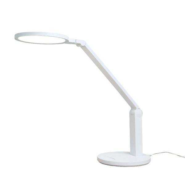 [材質]:ABS[カラー]:ホワイト[商品サイズ]:幅20cm×奥行き54cm×最大高さ35cm[生産国]:中国[特徴]:■仕様・広範囲を明るく照らせる大型タイプのLEDデスクライトです。・スイッチひとつでオン・オフ＆スライドバーで7段階の...
