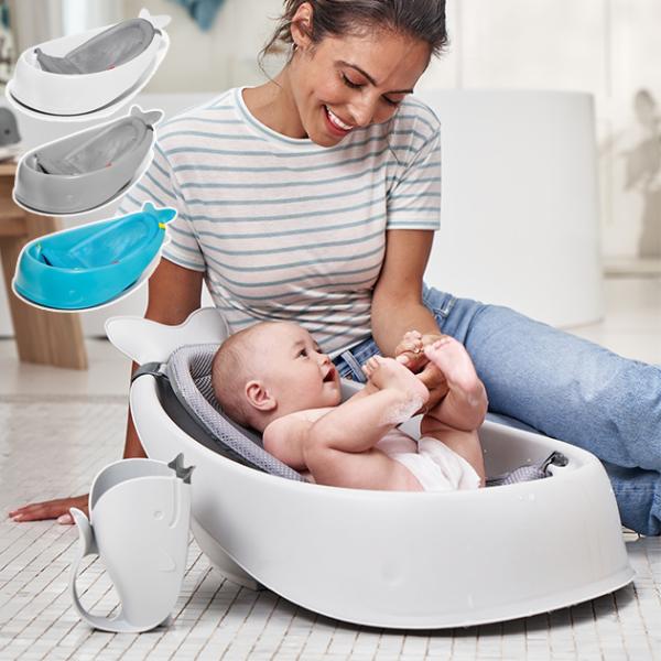 企画:中国対象年齢:おたんじょうからサイズ:W70×D48×H29cm重量:1640g★SKIPHOP（スキップホップ）はデザイン性の高さと機能性で人気のニューヨークの総合育児ブランド。・おたんじょうから3WAYで長く使えるクジラ型ベビーバ...