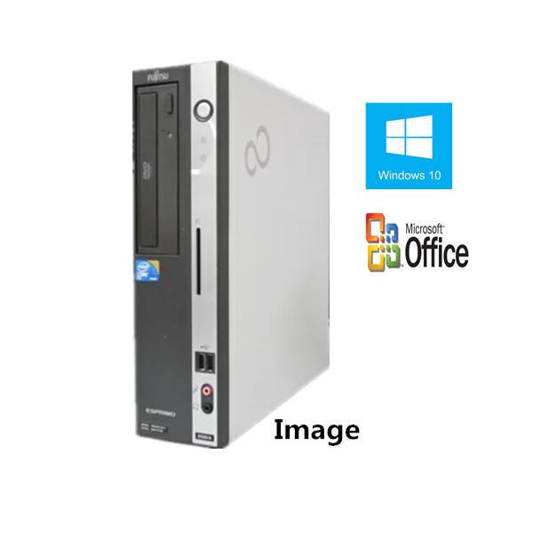 ポイント10倍 中古パソコン  Windows 10 Pro 32bit  正規Microsoft Office Personal 2013付 富士通 ESPRIMO Dシリーズ Core i5〜 メモリ4G 新品SSD240GB中古パソコ...