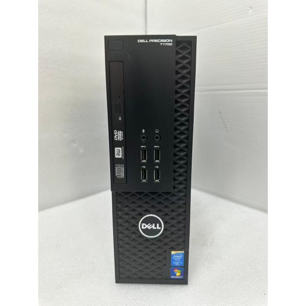 ポイント10倍 中古パソコン デスクトップpc Windows 7 Pro 32bit DELL Precision T1700 Workstation Core i7 4790 3.6G/メモリ4G/SSD128G/マルチ中古パソコン デ...