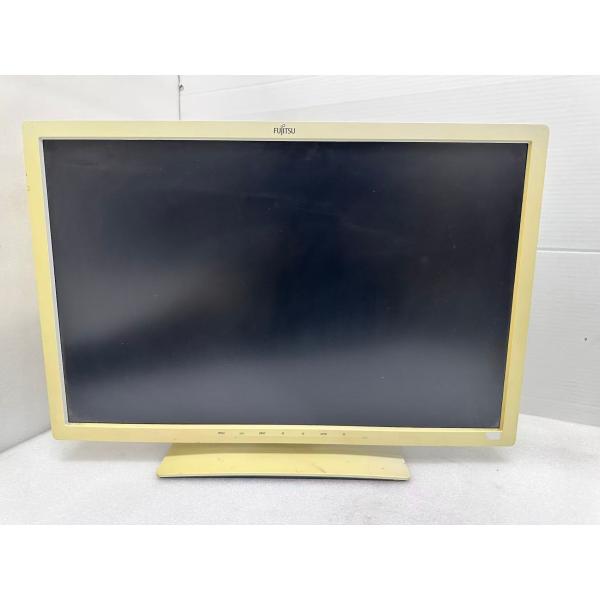 ポイント10倍 中古　液晶モニター　ディスプレー 富士通 24.1インチモニター DISPLAY B24W-7 LED（VL-B24W-7/DY24W-7） 1920x1200 ノングレア液晶筐体・スタンドに黄ばみ有