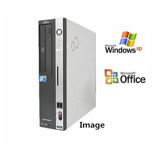 ポイント10倍 中古パソコン Microsoft Office Personal 2007付属 Windows XP Pro 富士通パソコン ESPRIMO Dシリーズ Core i5/メモリ4GB/HD500GB/DVD-ROM中古パソコ...