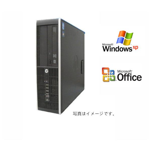中古パソコン 新品Microsoft Office Personal 2007付属 Windows XP HP Compaq 6000 Pro or Elite 8000 SFF Celeron〜/メモリ4GB/HD160GB/DVD-RO...