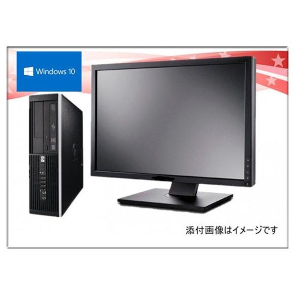 中古パソコン デスクトップパソコン Windows 10 Office HP Compaq 6000 Pro or Elite 8000 19インチ液晶セット Celeron〜 メモリー4GB HDD160GB DVD-ROMデスクトップパ...