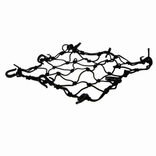 【浜田商会 LER208-S キャリーネット Sの説明】2サイズでどこでもしっかり荷物を固定できる