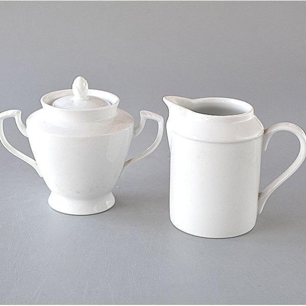 シュガーポット 最大φ14×H11.5ｃｍ 200ccクリーマー　φ18.8×H10cm　200ｃｃ○磁器○国産品○食洗機・電子レンジOK