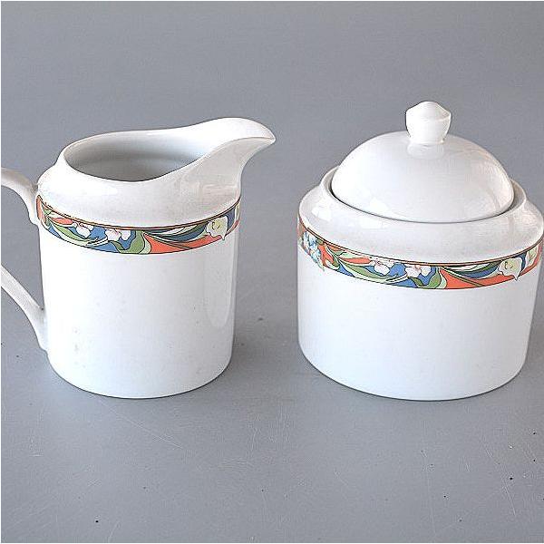 ○シュガーポット　φ9.6×H11cm 280g   クリーマー　底面φ7.6×H9.8ｃｍ　220ｇ○シュガーポット　400ｃｃ　クリーマー　250cc○磁器○国産品○食洗機・電子レンジOK