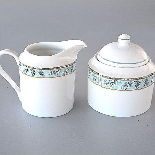 ○シュガーポット　φ9.6×H11cm 280g   クリーマー　底面φ7.6×H9.8ｃｍ　220ｇ○シュガーポット　400ｃｃ　クリーマー　250cc○磁器○国産品○食洗機・電子レンジOK