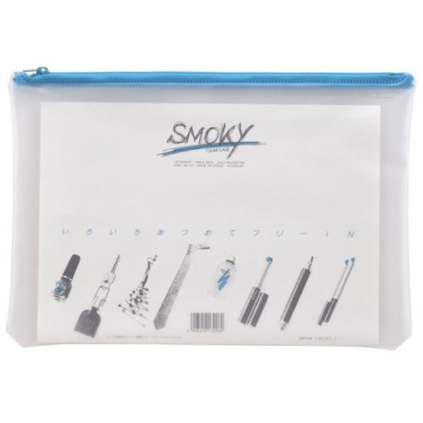 【商品名】 (業務用10セット) LIHITLAB クリアケース/書類入れ 【B5サイズ/マチなし】 ビニール製 半透明 横型 F-262 水 【ジャンル・特徴】 バッグインバッグにも！丈夫ソフトな薄型ケース クリアファイル [ F-262...