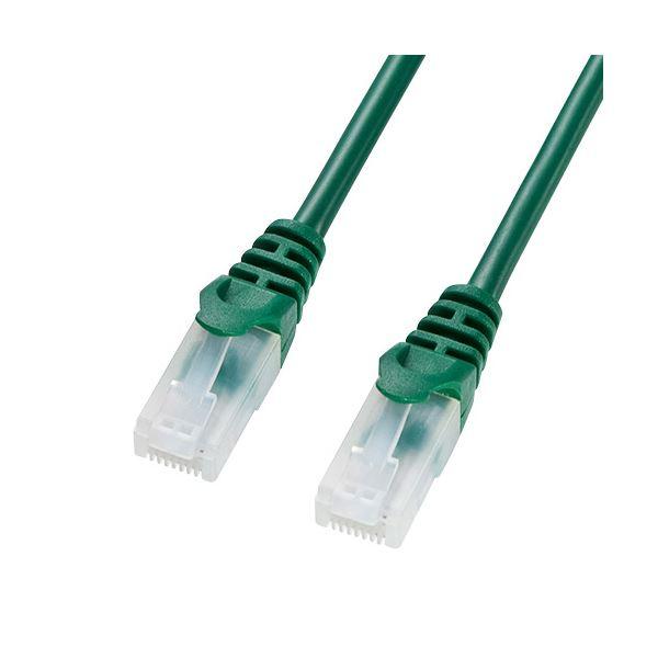【商品名】 （まとめ）サンワサプライ ツメ折れ防止CAT5eLANケーブル グリーン 0.5m LA-Y5TS-005G 1本【×10セット】 【ジャンル・特徴】 柔らか素材でツメが折れにくい。ツメ折れ防止カバー付きCAT5eギガビット対応...