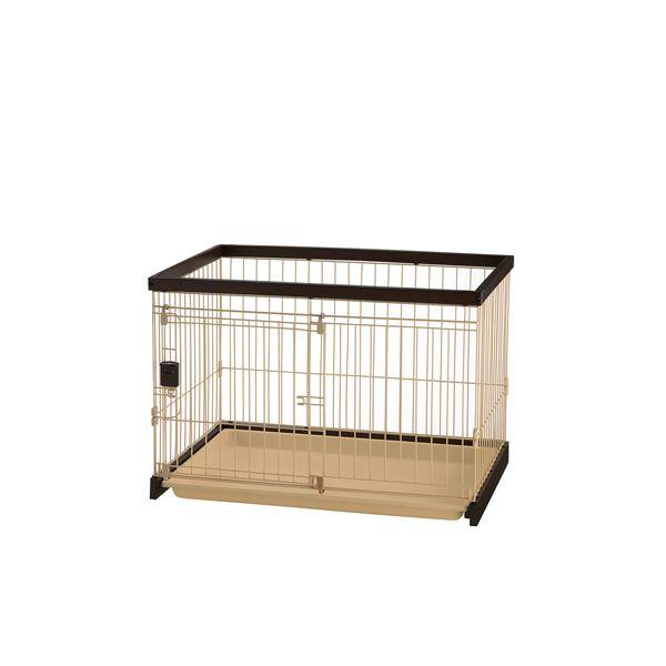 【商品名】 木製お掃除簡単ペットサークル 90-60 ダークブラウン【ペット用品】 【ジャンル・特徴】 アンダートレーの掃除がしやすい引き出し式の木製サークルです。