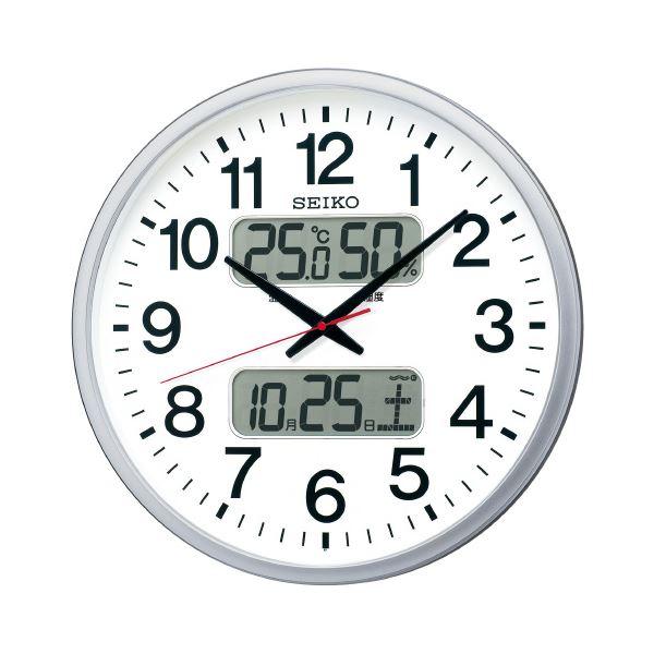 【商品名】 セイコー 電波掛時計 ホワイト KX237S