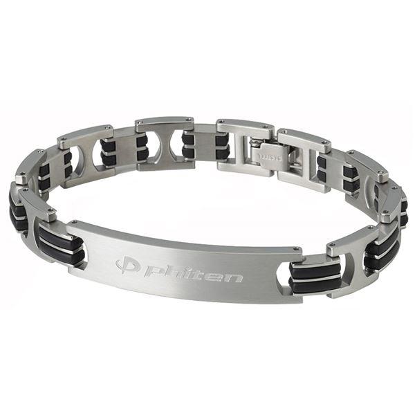 【商品名】 ファイテン(phiten)  ハードコート チタンブレス メタックス ワイド 19cm  [ JX924005 ]