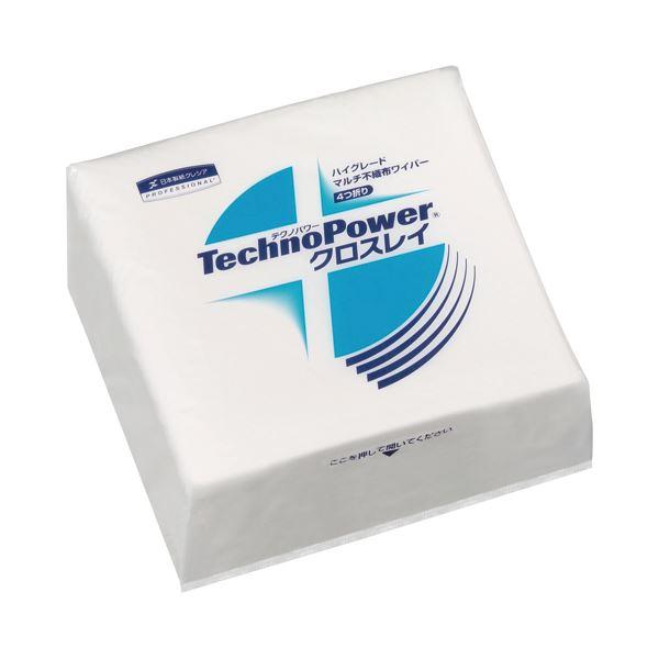 【商品名】 （まとめ）日本製紙 クレシア テクノパワークロスレイ 4つ折り 63260 1パック（50枚）【×5セット】 【ジャンル・特徴】 すばやい吸収と保水性を確保。精密な部分のふき取りに好適。 [ 63260 ]