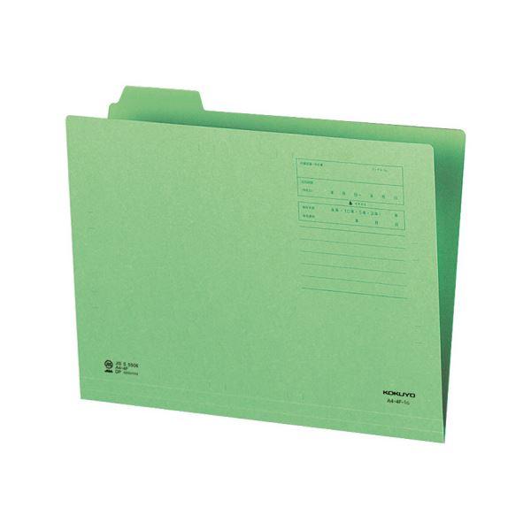 【商品名】 （まとめ）コクヨ 1/4カットフォルダー（カラー）A4 第1見出し 緑 A4-4F-1G 1セット（10冊）【×10セット】 【ジャンル・特徴】 細かく分類できて検索しやすい、見出し山4つの1/4カットフォルダー。 [ A4-4...
