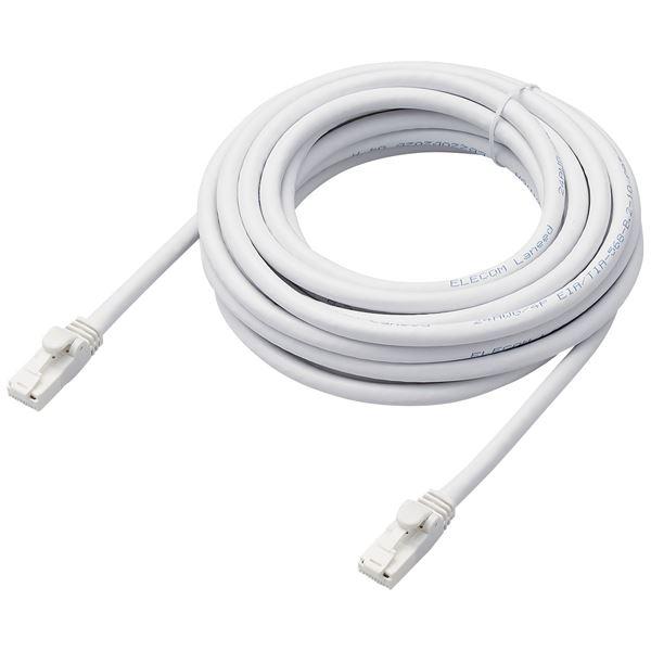 【商品名】 エレコム LANケーブル／CAT6A対応／EURoHS指令準拠／爪折れ防止／簡易パッケージ仕様／5m／ヨリ線／ホワイト LD-GPAT／WH5／RS  [ LD-GPAT/WH5/RS ]