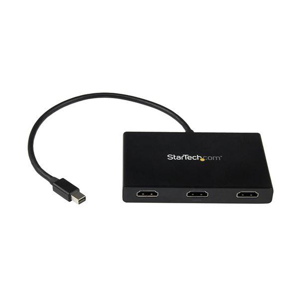 【商品名】 StarTech.com 3ポートMSTハブ Mini DisplayPort-3xHDMI 4K対応 Windowsのみ対応 MSTMDP123HD 1台 【ジャンル・特徴】 3台のディスプレイを単一のMini Display...