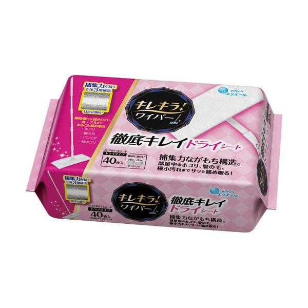 【商品名】 （まとめ）大王製紙 エリエール キレキラ！ワイパー徹底キレイ ドライシート （20枚×2袋） 1パック 【×5セット】 【ジャンル・特徴】 キレキラ！ワイパー用の交換シートです。 [ EキレキラフロアD2P ]
