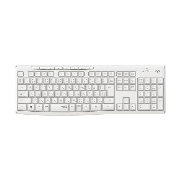 【商品名】 ロジクール サイレント ワイヤレスキーボード K295 オフホワイト K295OW 1台 【ジャンル・特徴】 【無線タイプ】ノイズ低減を実現、SilentTouchテクノロジー。 [ K295OW ]