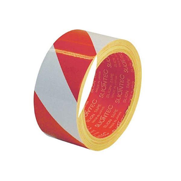 【商品名】 スリオンテック 危険表示用反射テープ 90mm×10m 赤/白 965100-RW-00-90X10 1巻 【ジャンル・特徴】 工事現場・工場内・夜間の注意危険表示用にご使用いただけます [ 965100-RW-00-90X10 ]