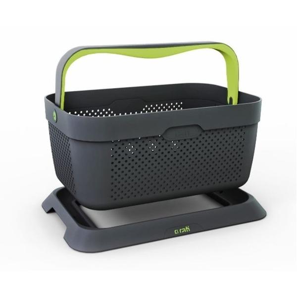 【商品名】 Rati basket 車載用ユニバーサルバスケット 台座付きセット V01344 【ジャンル・特徴】 専用ホルダーで転倒・滑りの不安解消！車用バスケット [ V01344 ]