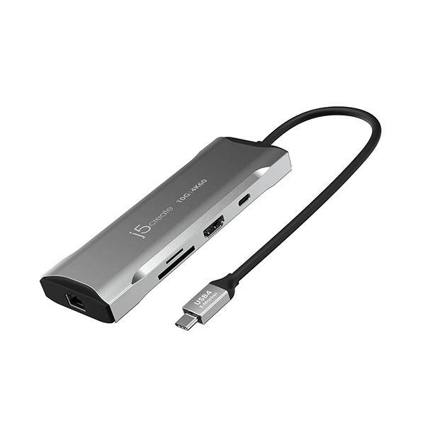 【商品名】 j5 Create USB3.2USB-C 9in1マルチアダプター スペースグレー JCD393 1個 【ジャンル・特徴】 ノートPCの潜在能力を全て引き出せる [ JCD393 ]