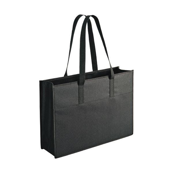 【商品名】 TANOSEE マルチトートバッグA3ヨコ 黒 TDT-A3B 1セット(5個) 【ジャンル・特徴】 重たい書類の持ち運びにもしっかり対応! [ TDT-A3B ]