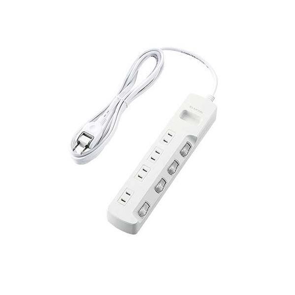 【商品名】 エレコム 省エネタップ4個口 T-E5A-2430WH 3ｍ