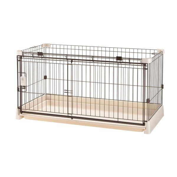 【商品名】 もっとお掃除簡単ペットサークル 120-60 アイボリー ペット用品 【ジャンル・特徴】 フルオープンでもっとお掃除らくらく！