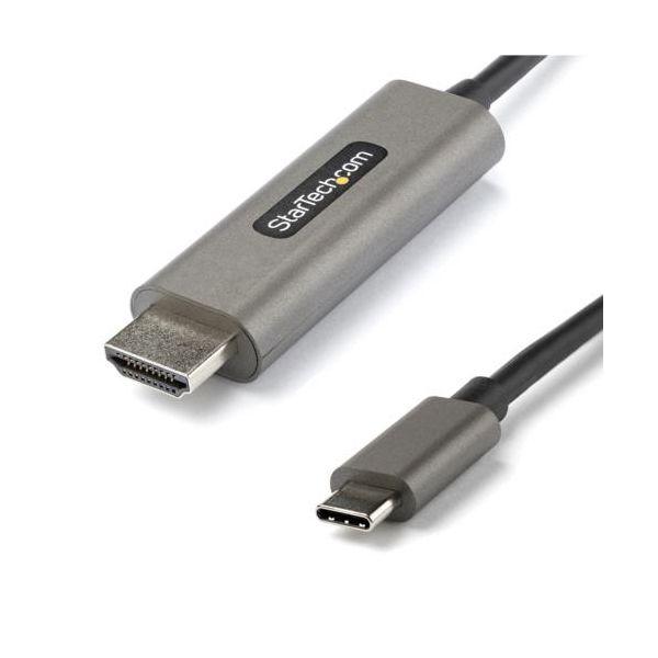 【商品名】 StarTech.com USB TypeC-HDMI 変換ケーブル 5m 4K／60Hz スペースグレー CDP2HDMM5MH1本  [ CDP2HDMM5MH ]